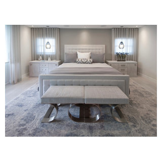 Modern Luxury - コンテンポラリー - 寝室 - マイアミ - JMR Designs, Inc. | Houzz (ハウズ)