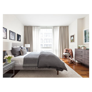 Modern Masculine Master Bedroom - Beach Style - Bedroom - New York - by ...