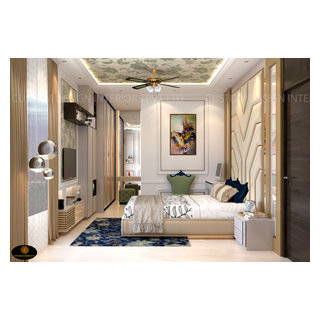 Mr. Tarun Ganguli's Contemporary Neo Classic Master Bedroom, Bally ...