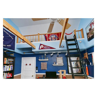Narberth, Philadelphia: Teen Bedroom Loft - Eclectic - Bedroom ...