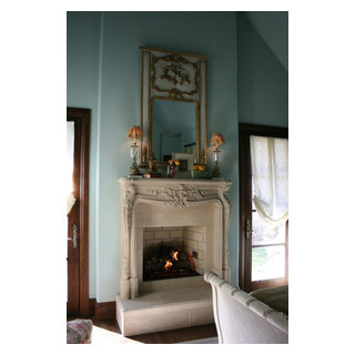 Neptune Fireplace Mantel - Mediterranean - Bedroom - Oklahoma City - by ...