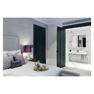 Netherhall Gardens - Contemporary - Bedroom - London - by Simon ...