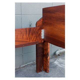 Queen Size Redwood Bed - Rustic - Bedroom - San Francisco - by Santa ...