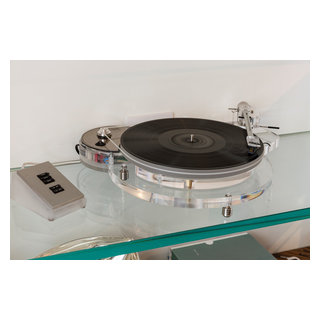 Record Player with one touch access - Modern - Bedroom - Los Angeles ...