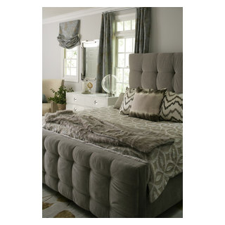 Remodeling Luxe Bedroom - Contemporary - Bedroom - Raleigh - by Heather ...
