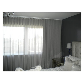 Ripplefold Drapery - Modern - Bedroom - Seattle - by Seattle Design ...