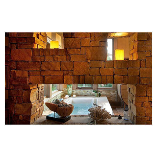 See Through Stone Wall - Transitional - Bedroom - Nashville - by Forte ...