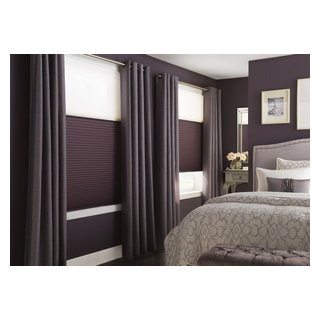 Shade-O-Matic Moonscapes Cellular Shades - Contemporary - Bedroom ...