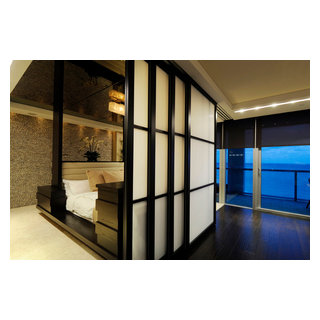 Sliding Wing Wall (SW4) - Contemporary - Bedroom - Miami - by RAYDOOR ...