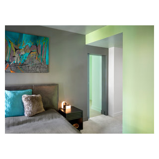 SoMa Midmod Atrium - Contemporary - Bedroom - Los Angeles - by Susan ...