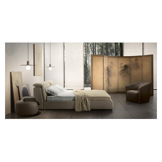 Sound Leather Bed by Gamma Arredamenti - Contemporary - Bedroom ...