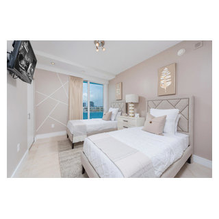 South Beach Penthouse - Contemporary - Bedroom - Miami - by Sire Design ...
