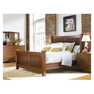 Stickley Prairie Bed - Traditional - Bedroom - DC Metro - by User | Houzz