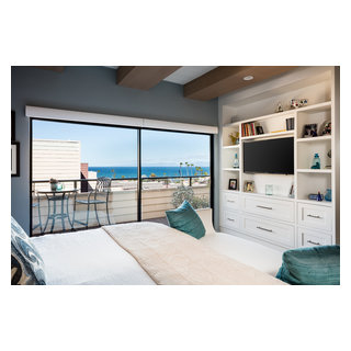 Stylish Beach side condo - Transitional - Bedroom - Los Angeles - by ...