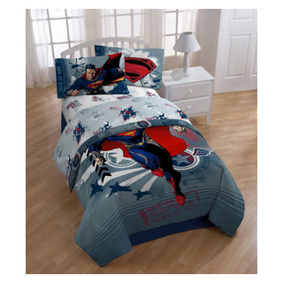 Superheroes Superman Bedding and Room Decorations - Modern - Bedroom ...
