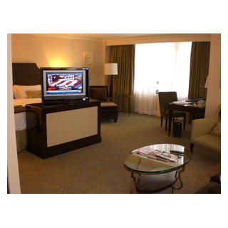 Television Lift Cabinet at Farimont Hotel. TV lift cabinets by Cabinet ...
