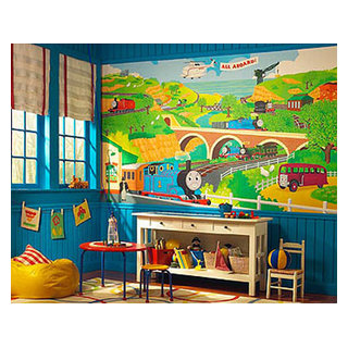 Thomas-Train Bedding and Room Decorations - Modern - Bedroom ...