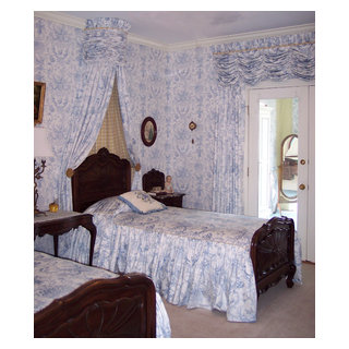 Toile Bedroom - Traditional - Bedroom - Jackson - by Patricia Garner ...