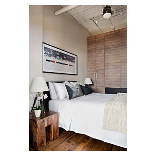 Downtown Loft - Contemporary - Bedroom - Raleigh - by CO Interiors | Houzz