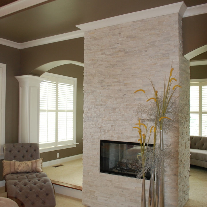 Two Sided Fireplace - Photos & Ideas | Houzz
