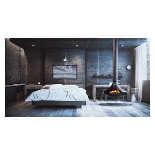 VITA Fireplaces CALLISTA Single-Sided | Suspended Fireplace ...