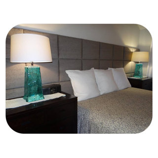 Wall of upholstered panels - Contemporary - Bedroom - Chicago - by ...