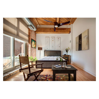 West Loop Loft - Contemporary - Bedroom - Chicago - by Occupi Design ...