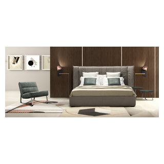 Wind Modern Leather Bed by Gamma - Modern - Bedroom - DC Metro - by ...