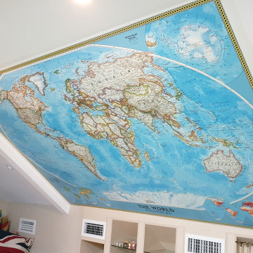 World Map Ceiling - Photos & Ideas | Houzz