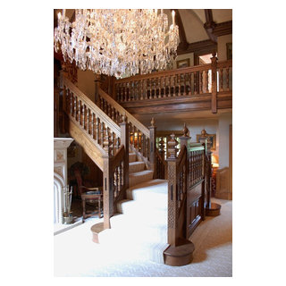Grand Tudor Style Entrance Hall - Traditional - Staircase - Other - by ...