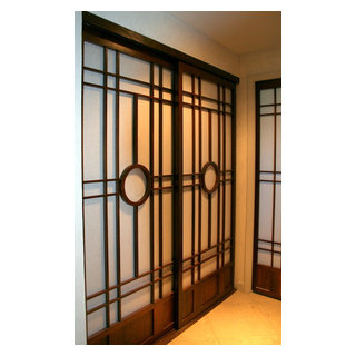Black Walnut Soji Doors - Asian - Closet - Tampa - by Wiederhold ...