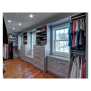 Brushed Gray Closet - Traditional - Closet - New York - by Built-Rite ...