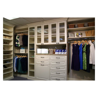 Classic Almond Closet I SpaceManager Closets - Traditional - Closet ...
