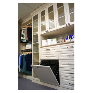 Classic Almond Closet I SpaceManager Closets - Traditional - Closet ...