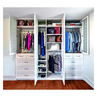 Custom Built Wardrobe With Massive Storage - Transitional - Closet ...