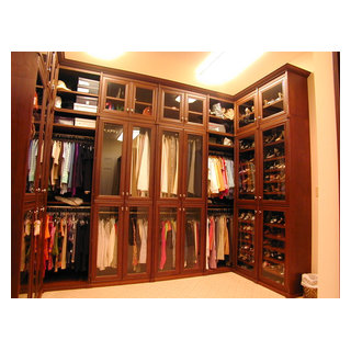 Custom Closet Ideas and Features I SpaceManager Closets - Traditional ...