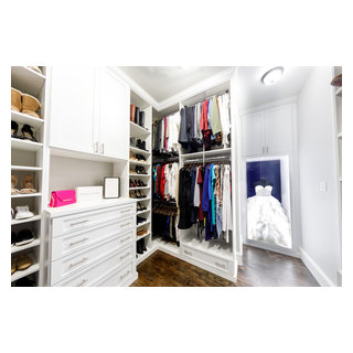 Custom Closet Wedding Dress Showcase - Modern - Closet - Houston - by ...