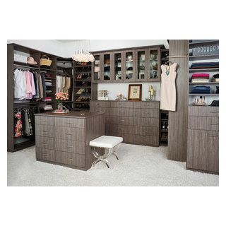 Custom Closets - Contemporary - Closet - Other - by Tailored Living ...