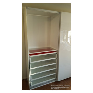 Custom PAX Wardrobe Install - Modern - Closet - New York - by Precision ...
