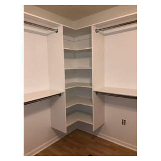 Custom Shoe and Boot Storage - Master Closet - Modern - Closet ...