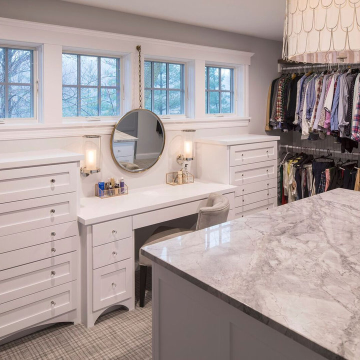 Master Walk In Closet Bathroom Combo - Photos & Ideas | Houzz