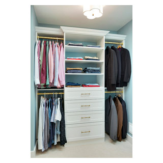 French Country Bath & Walk-in Closet - Traditional - Closet ...