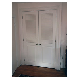 Louvered Doors - Traditional - Closet - Boston - by Kestrel Shutters ...