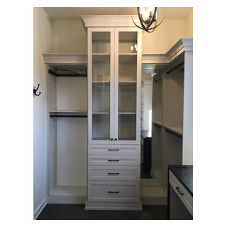Luxe Linen Walk-in Closet - Modern - Wardrobe - Minneapolis - by ...