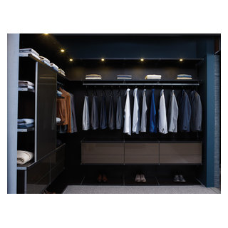 Man's Modern Walk-In Closet - Contemporary - Closet - Detroit - by ...