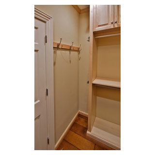 Maple his and her walk in closets - Traditional - Closet - New York ...