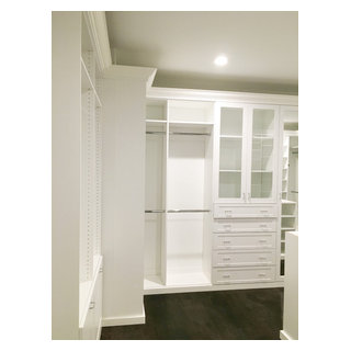Modern high end walk in closet - Transitional - Closet - by Avenir ...