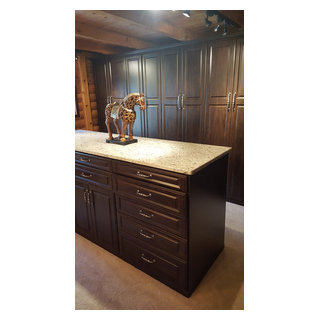 Modern Log Cabin Dressing Room - Transitional - Closet - Baltimore - by ...