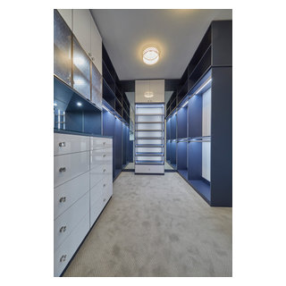 Navy Closet - Transitional - Closet - Dallas - by Closet Envy | Houzz