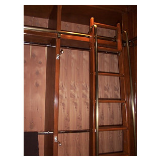 Rolling closet ladder - Traditional - Closet - Los Angeles - by The ...